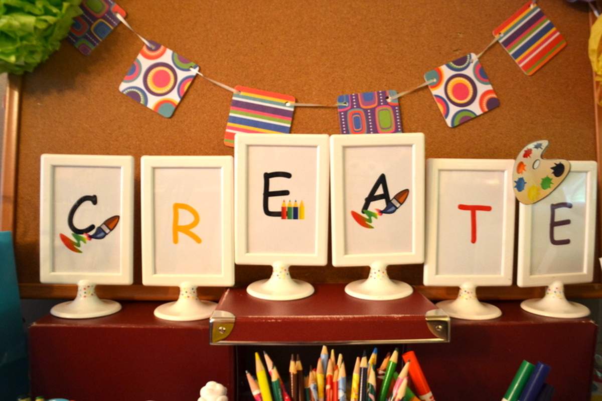 Arts & Crafts Arts & Craft Party Party Ideas | Photo 2 of 23 | Catch My ...