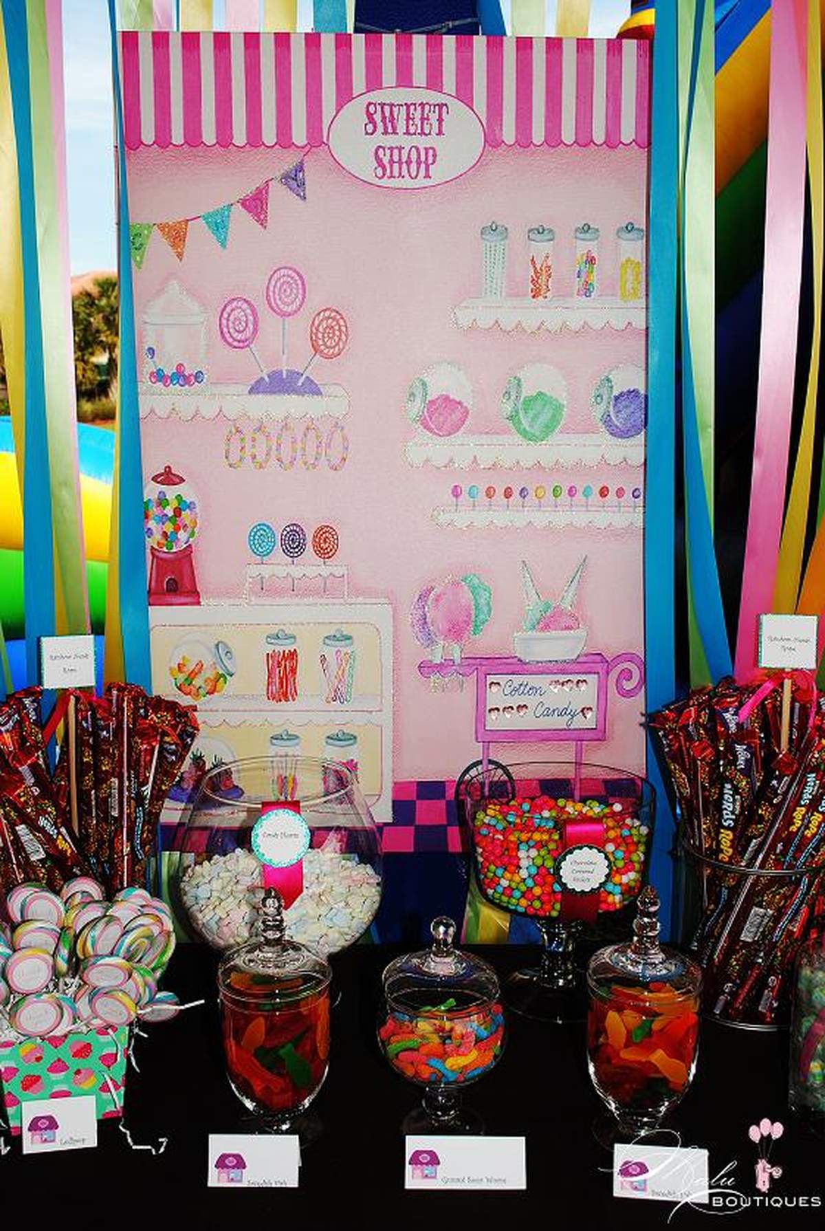 Sweet Shoppe Theme Birthday Party Ideas | Photo 11 of 25 | Catch My Party