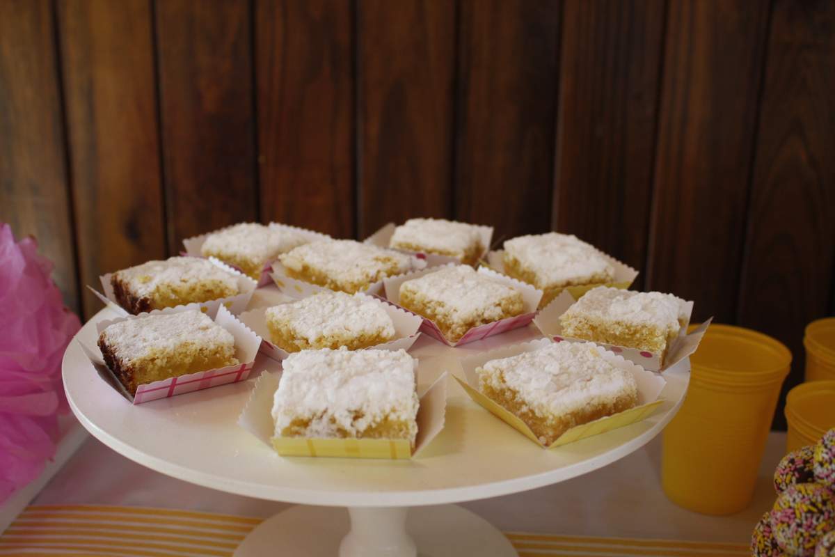 Pink and Yellow Flowers First Communion Party Ideas | Photo 10 of 18 ...