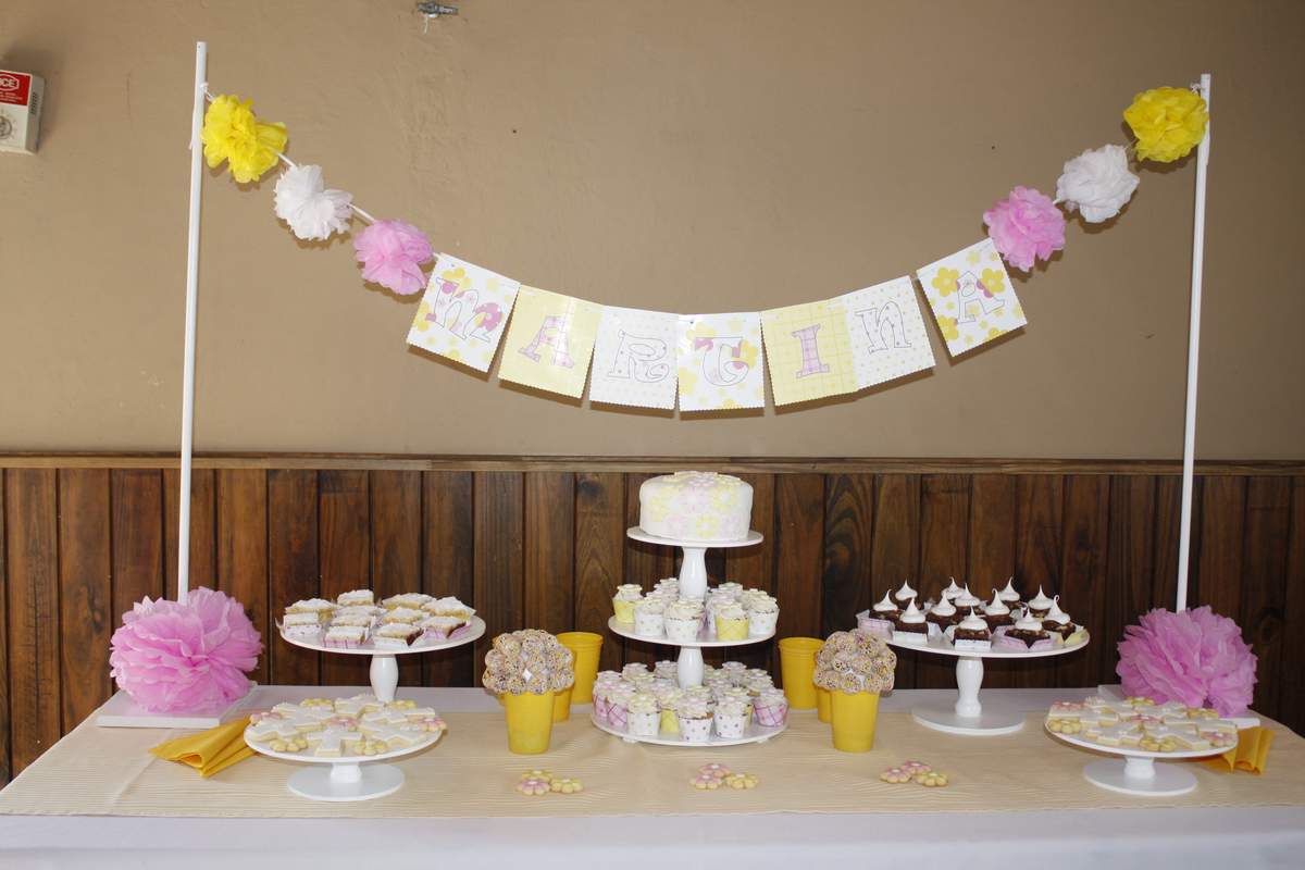 Pink and Yellow Flowers / First Communion "Marti´s First Communion ...