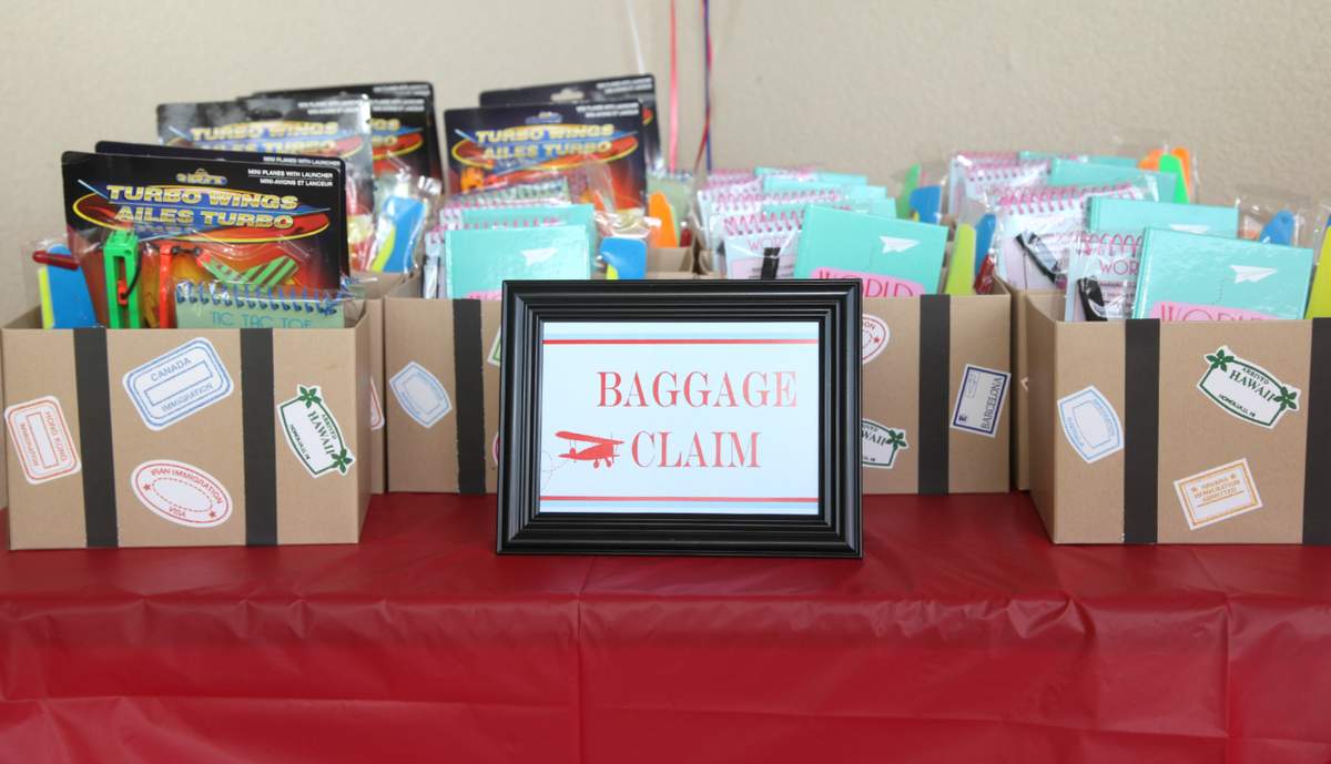 airplanes + travel Birthday Party Ideas | Photo 1 of 16 | Catch My Party