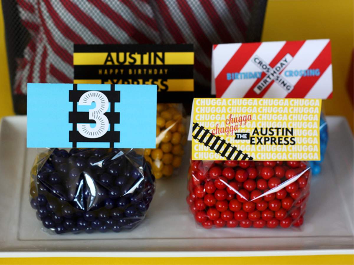 Modern Train- Come ride the Austin Express Birthday Party Ideas | Photo ...