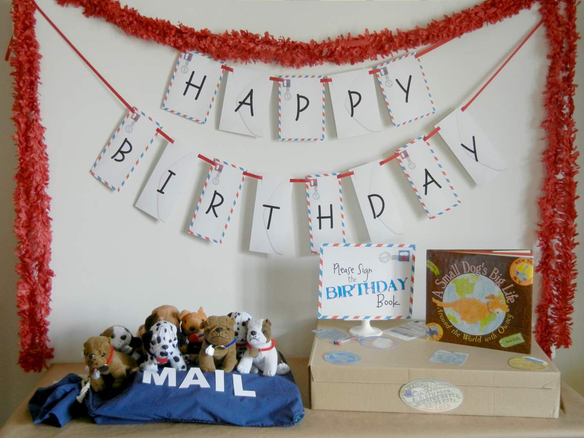 Mail Theme Birthday Party Ideas | Photo 1 of 20 | Catch My Party