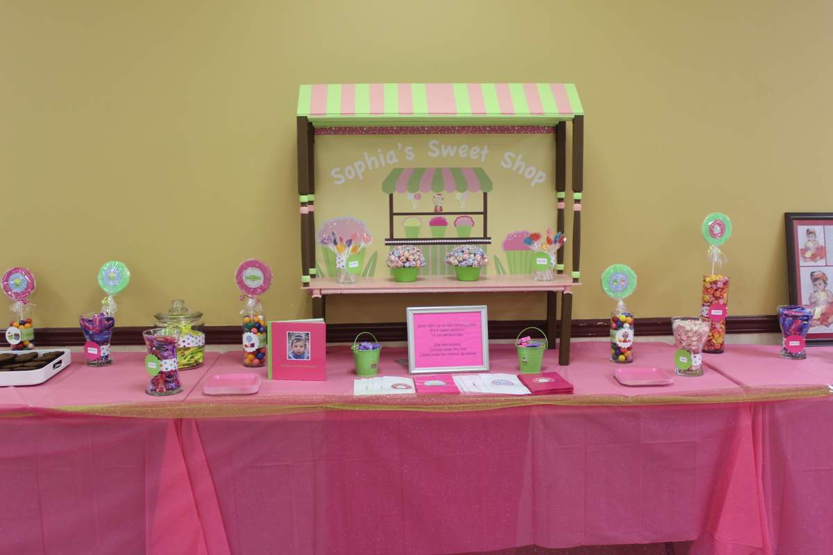 Sweet Shoppe Theme Birthday Party Ideas | Photo 2 of 15 | Catch My Party
