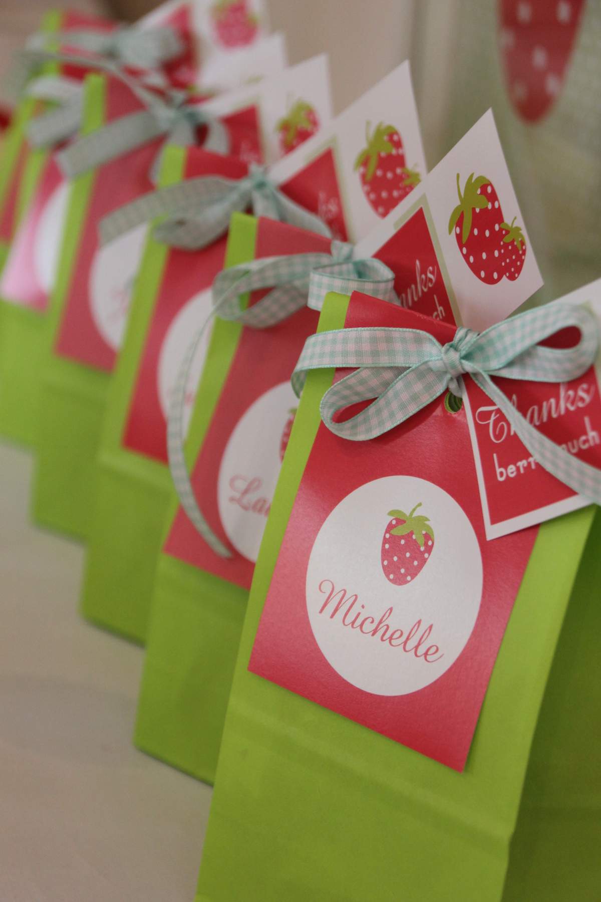 Strawberry Birthday Party Ideas | Photo 6 of 11 | Catch My Party