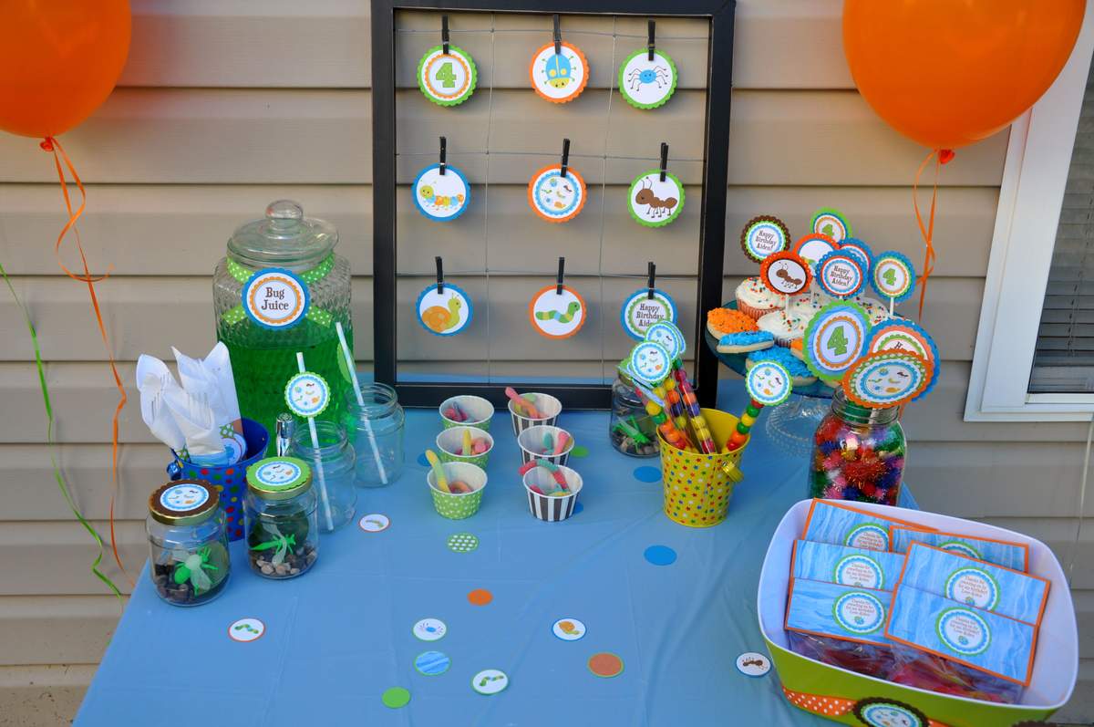 Bugs, insects Birthday Party Ideas | Photo 3 of 14 | Catch My Party
