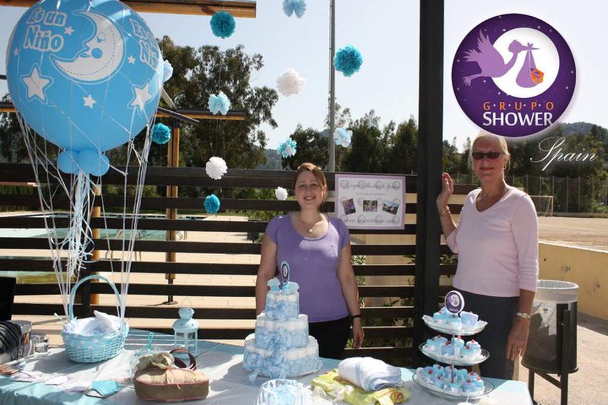 "It's a Boy" blue baby shower Baby Shower Party Ideas | Photo 5 of 8 ...