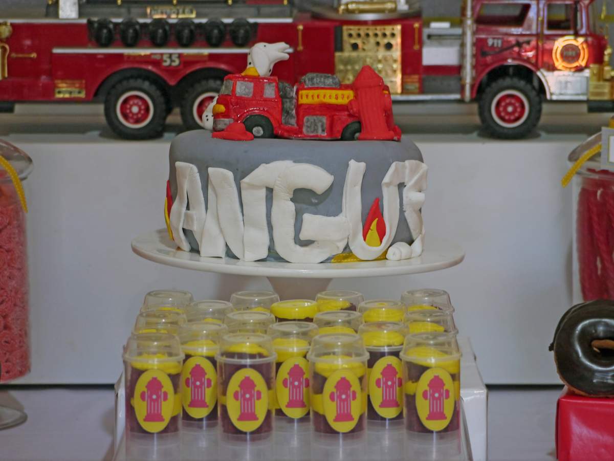 Firetruck, Fire Engine Birthday Party Ideas | Photo 11 of 20 | Catch My ...