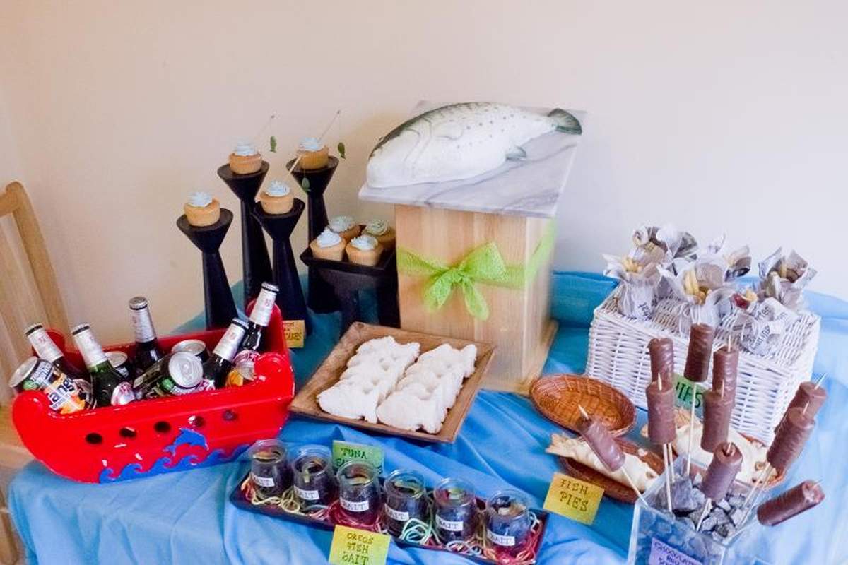 Fishing Birthday Party Ideas | Photo 1 of 24 | Catch My Party