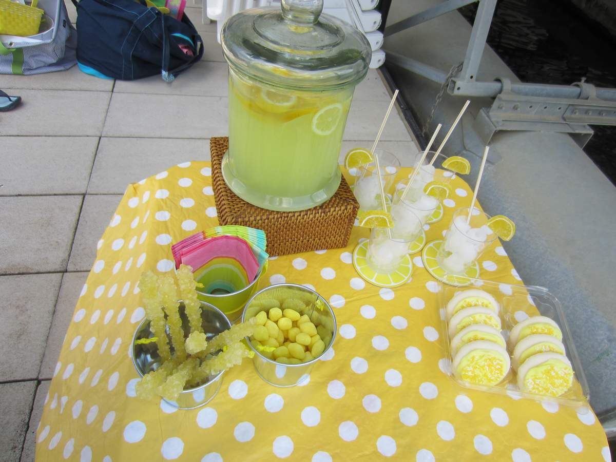 Lemonade Stand Summer Party Ideas | Photo 11 of 14 | Catch My Party