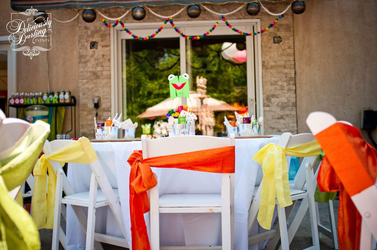 Rainbow /Muppets Birthday Party Ideas | Photo 14 of 45 | Catch My Party