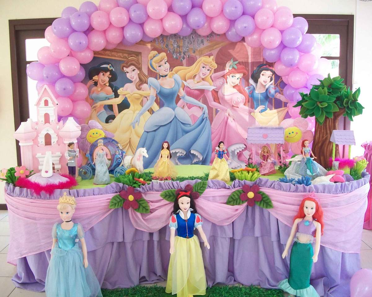 Princesses Birthday Party Ideas Photo 1 Of 5 Catch My Party