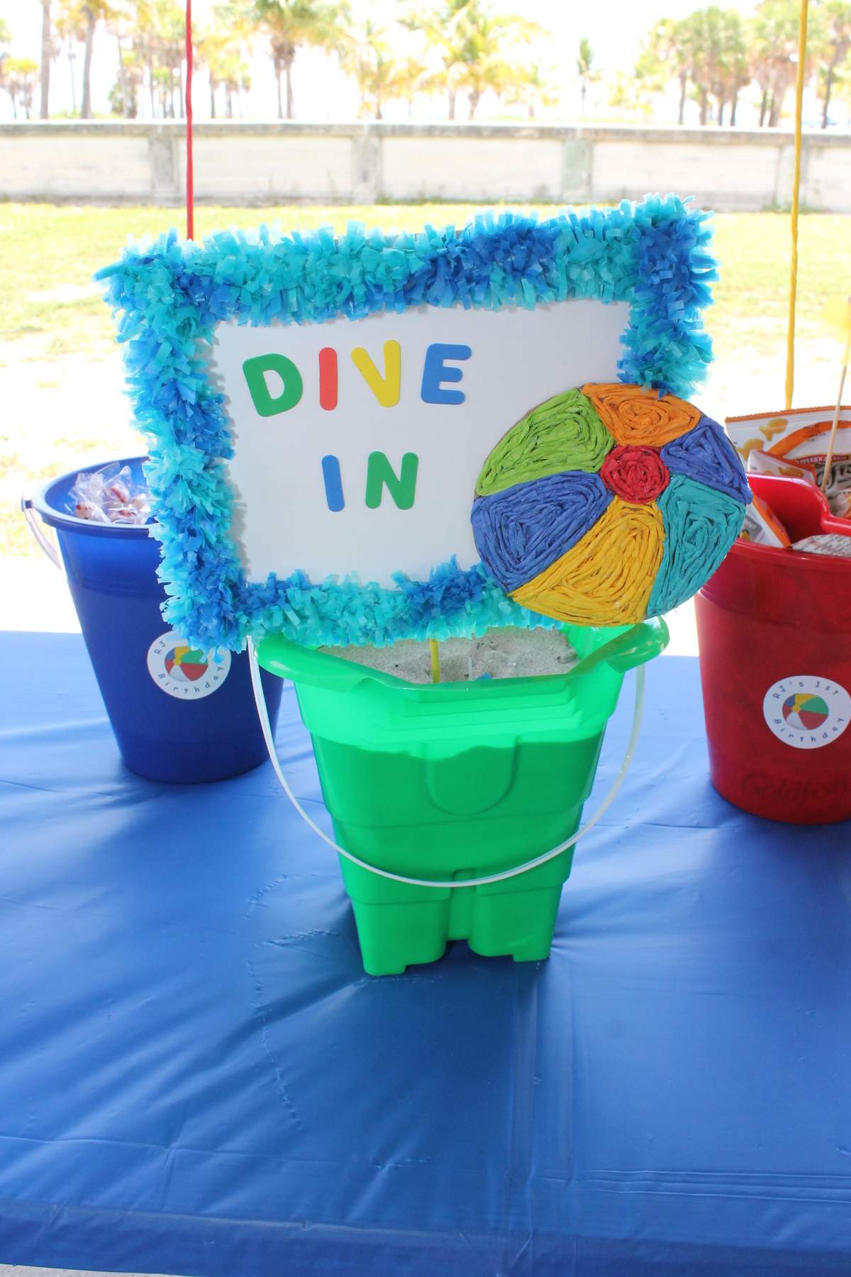 Beach Ball Bash Birthday Party Ideas | Photo 16 of 18 | Catch My Party