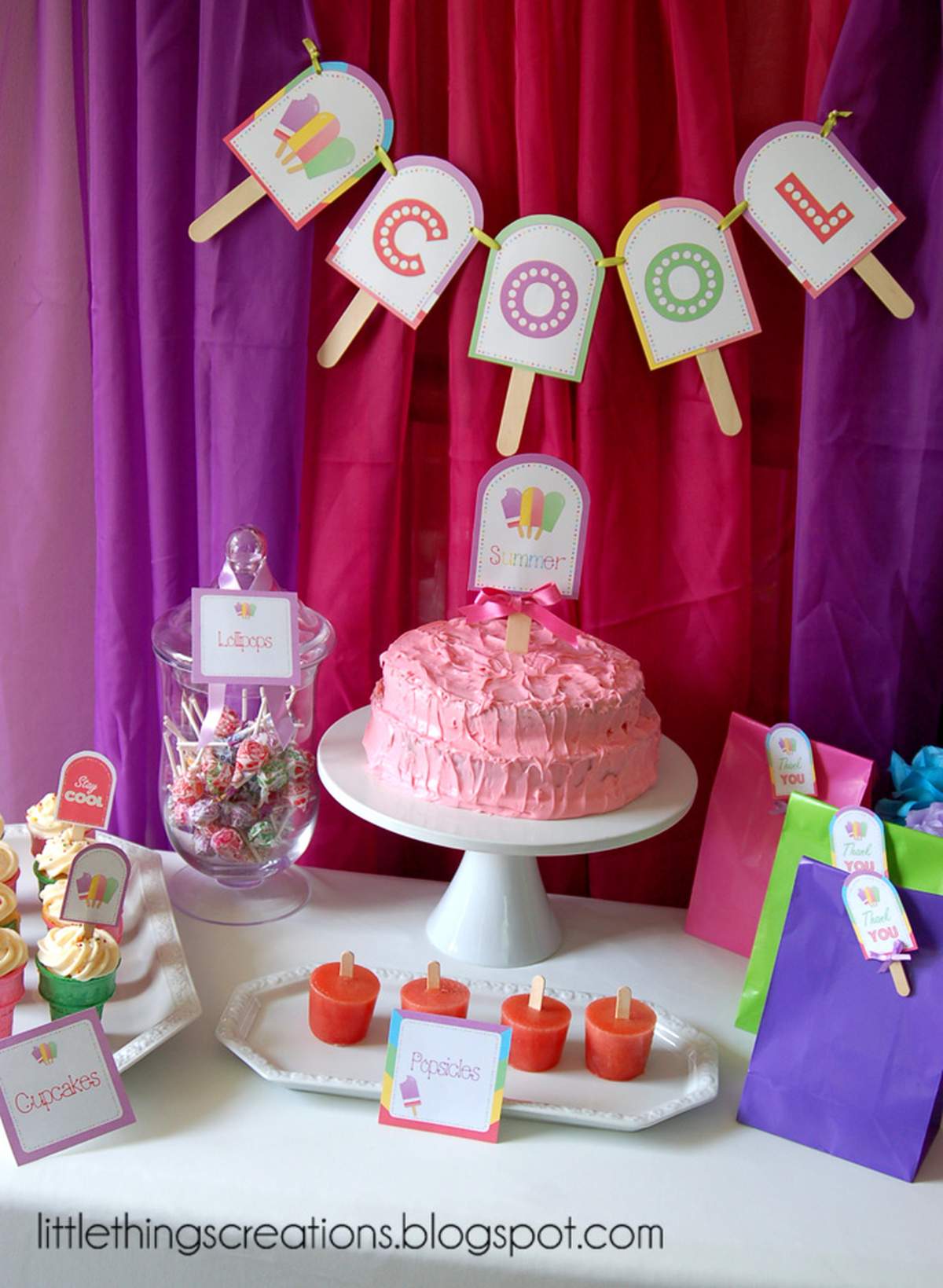Ice Cream/Popsicle Summer Party Ideas | Photo 1 of 11 | Catch My Party