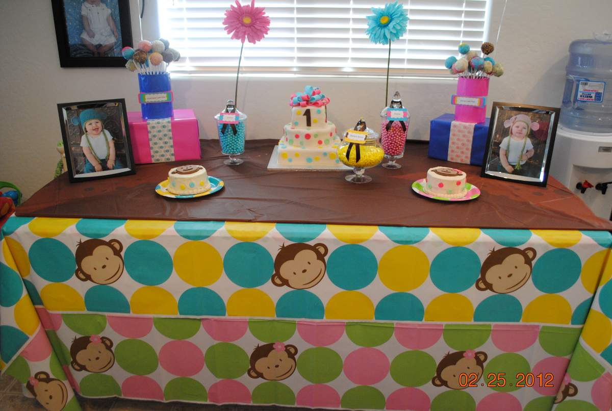 Mod Monkey Birthday Party Ideas | Photo 1 of 47 | Catch My Party