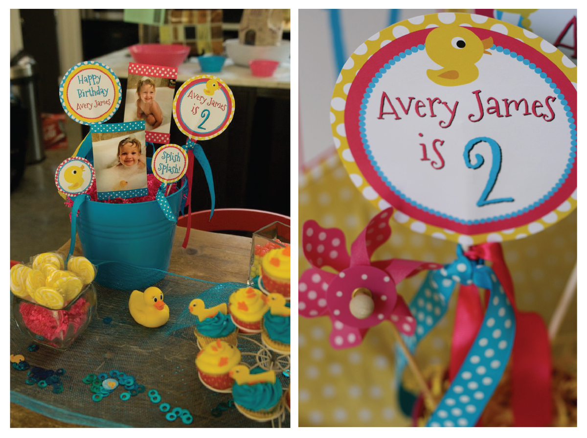 Rubber Ducky Pool Party Birthday Party Ideas | Photo 4 of 6 | Catch My ...