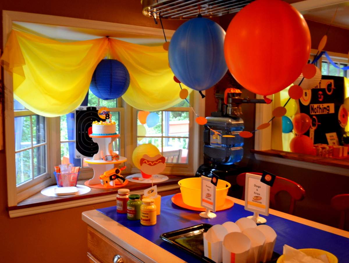 Nerf Birthday Party Ideas | Photo 4 of 62 | Catch My Party