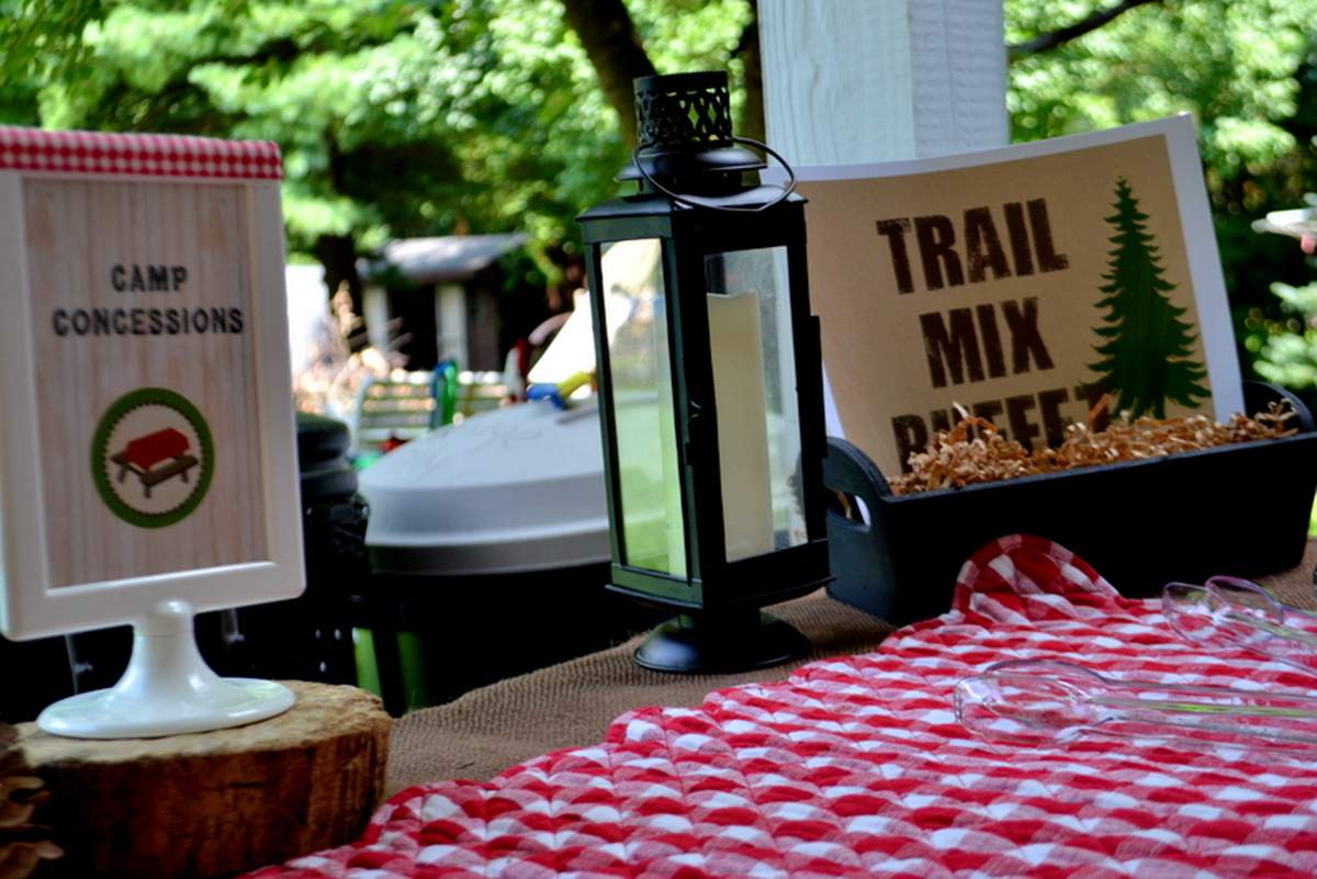 outdoor camping Camping Party Ideas | Photo 2 of 84 | Catch My Party