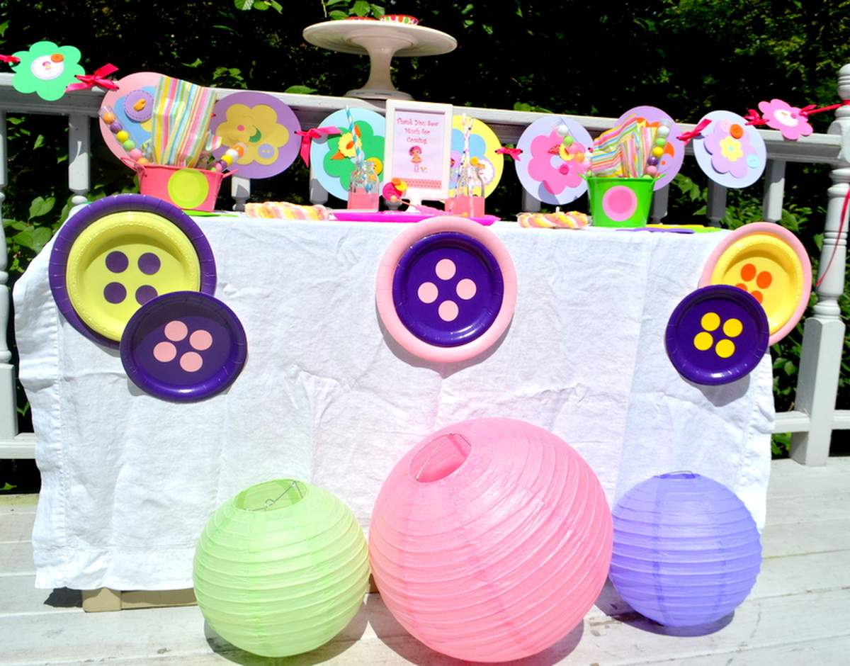 Buttons playdate/sewing/fun Party Ideas | Photo 1 of 20 | Catch My Party