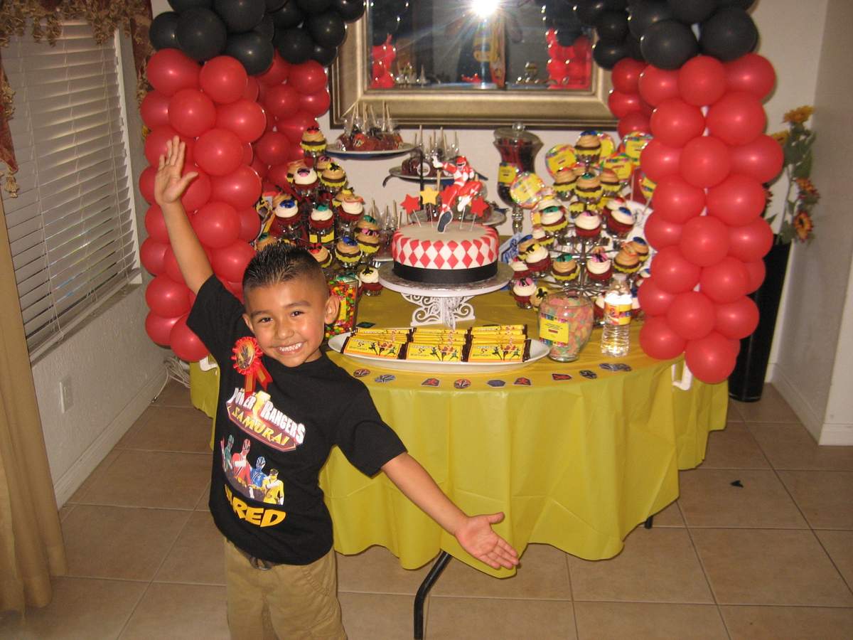 Power Rangers Samurai Birthday Party Ideas | Photo 13 of 16 | Catch My ...