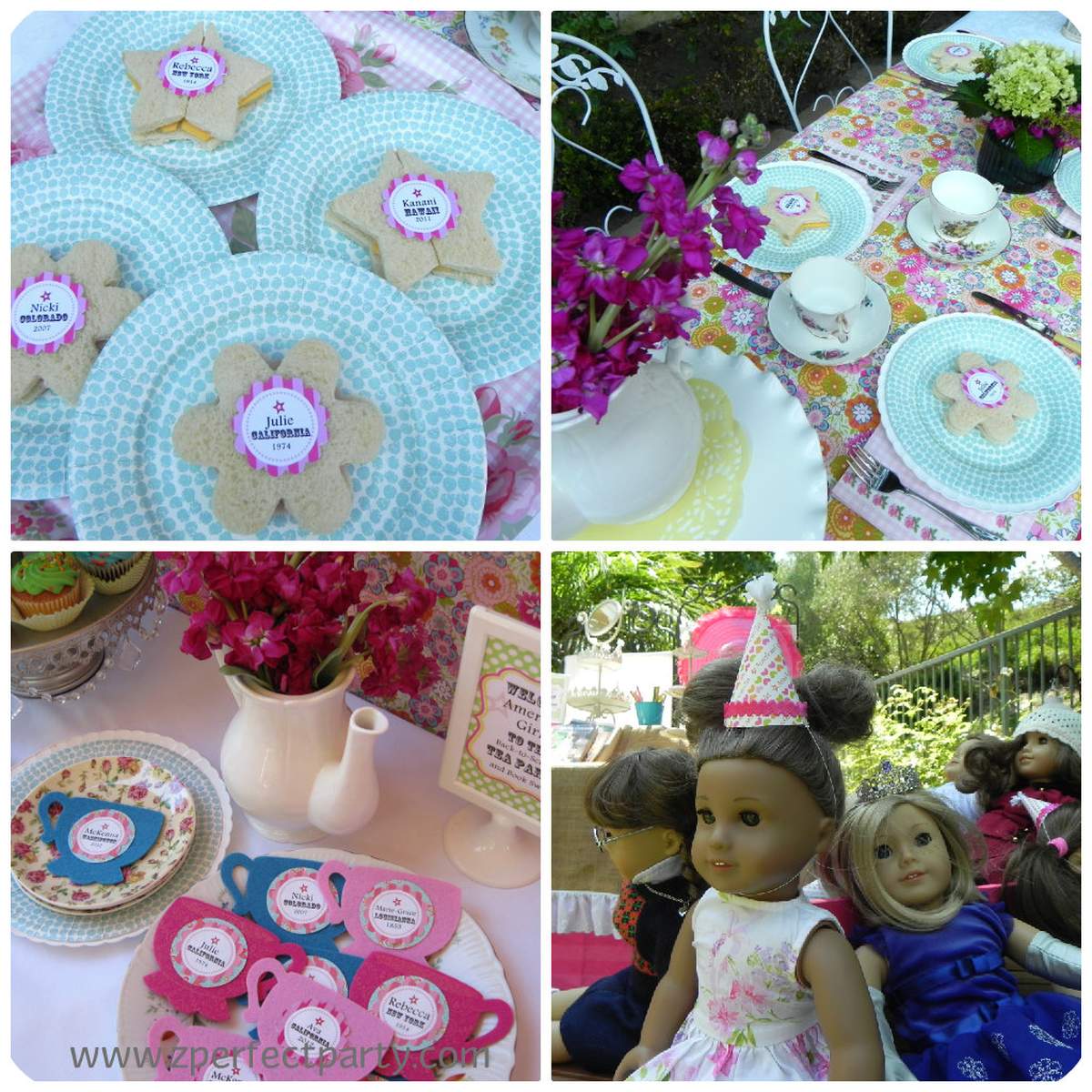 American Girl Tea Party Party Ideas | Photo 1 of 20 | Catch My Party