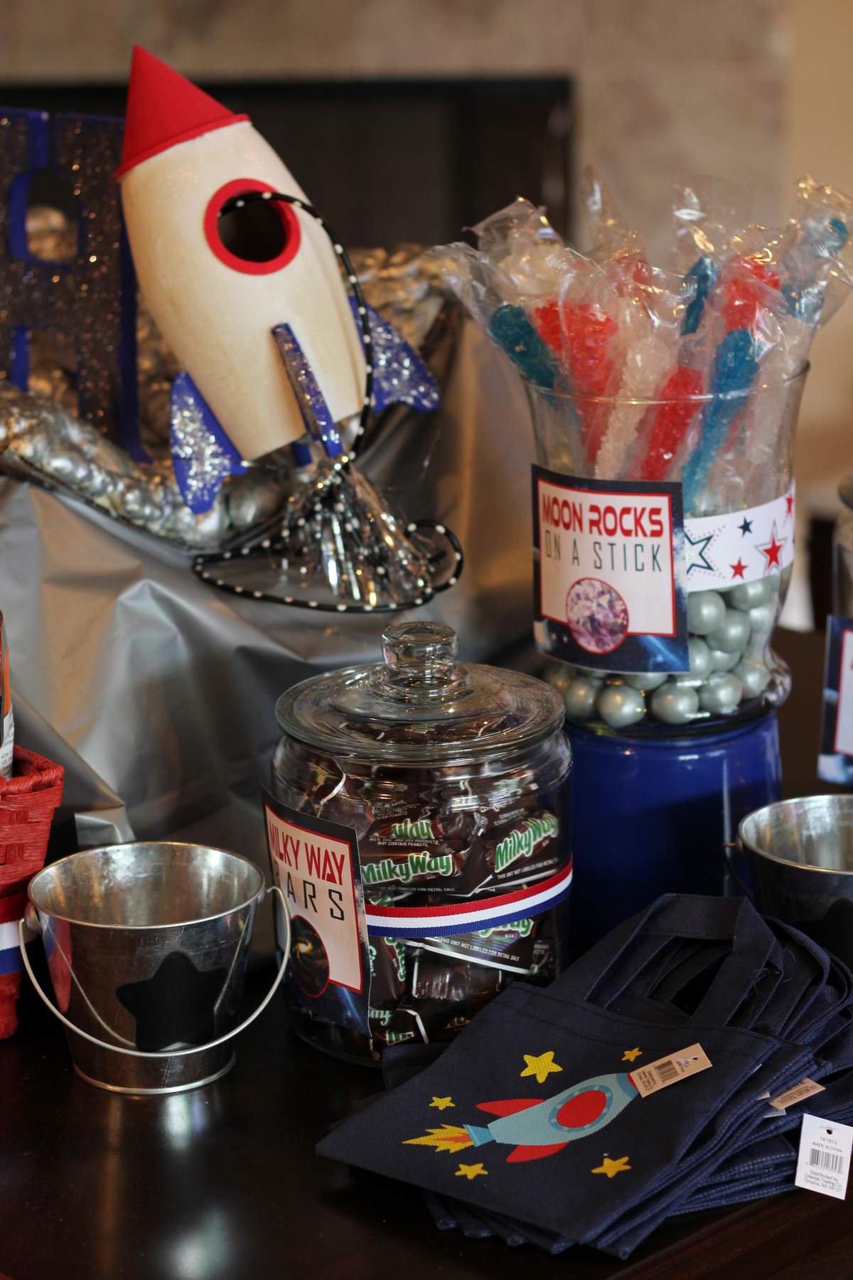 rocket/space Birthday Party Ideas | Photo 26 of 38 | Catch My Party