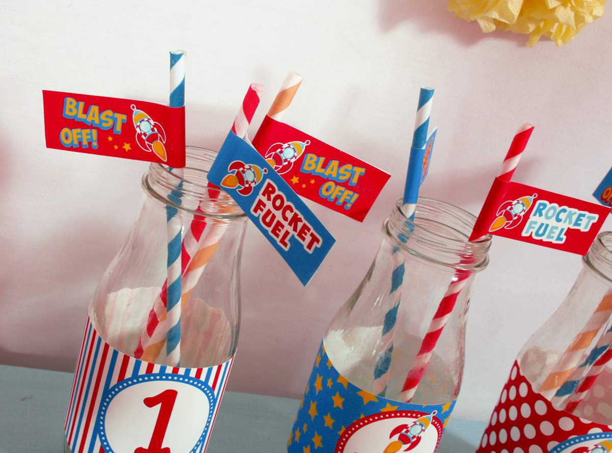 Rocket Space Birthday Party Ideas | Photo 10 of 15 | Catch My Party