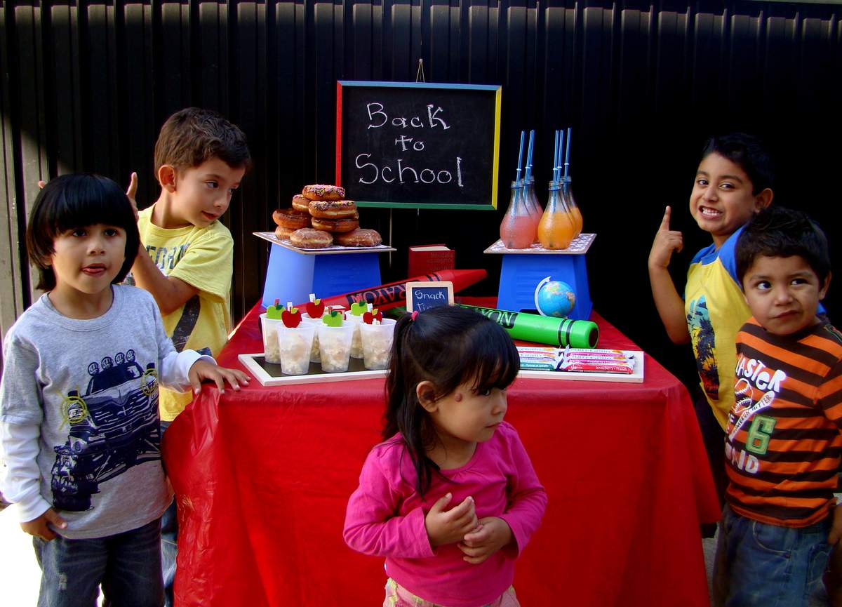 Back To School / First Day of School Back to School Party Ideas | Photo ...