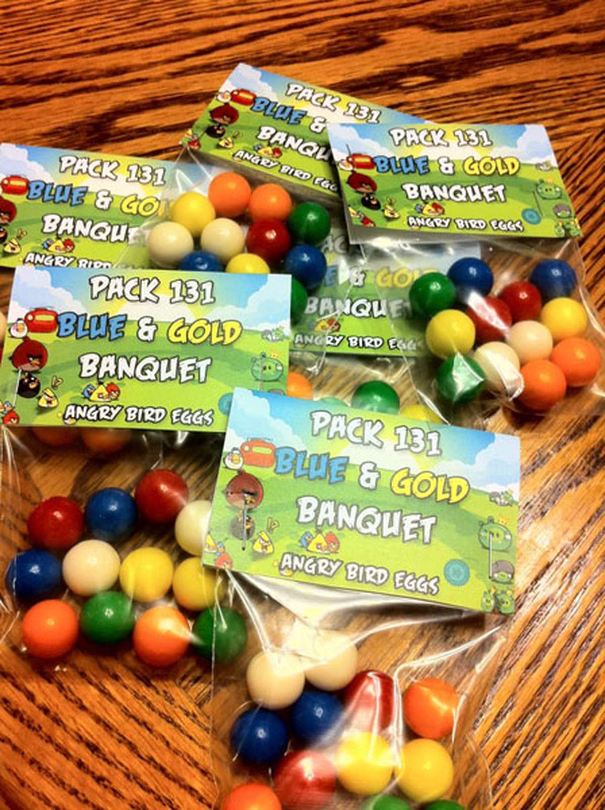 Angry Birds Blue & Gold Banquet - Cub Scouts Party Ideas | Photo 1 of ...