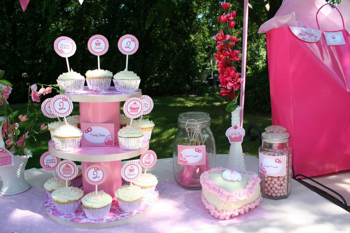 Cupcake Party Birthday Party Ideas | Photo 4 of 11 | Catch My Party