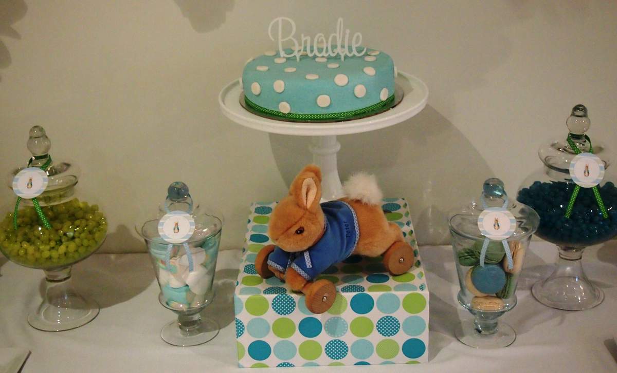 Peter Rabbit Baptism Party Ideas | Photo 5 of 10 | Catch My Party
