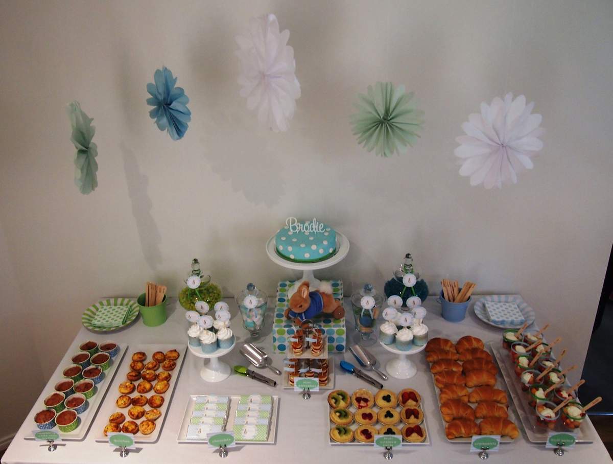 Peter Rabbit Baptism Party Ideas | Photo 5 of 10 | Catch My Party