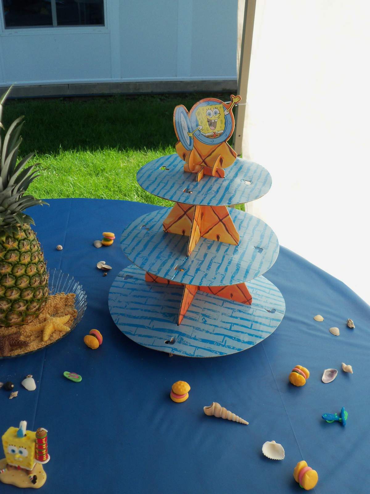 Spongebob- beach theme Birthday Party Ideas | Photo 18 of 66 | Catch My ...