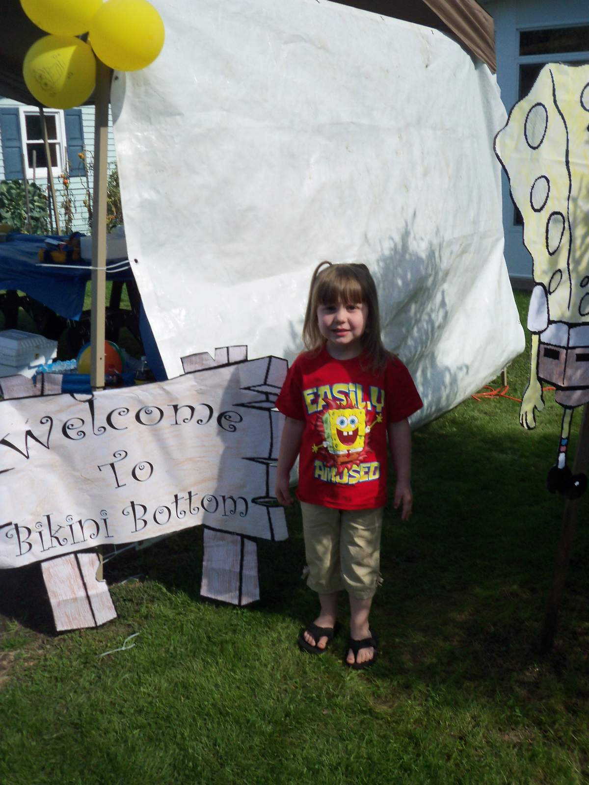 Spongebob- beach theme Birthday Party Ideas | Photo 18 of 66 | Catch My ...