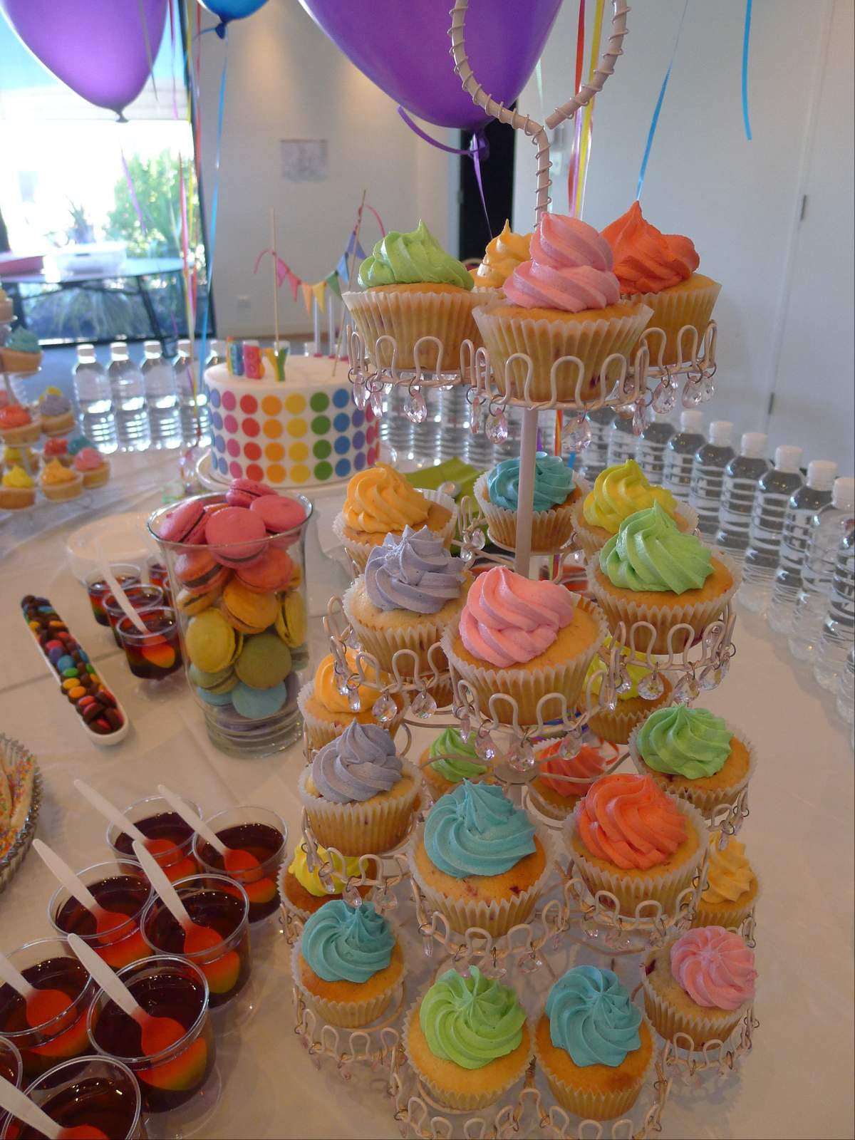 Rainbow Disco Birthday Party Ideas | Photo 2 of 5 | Catch My Party