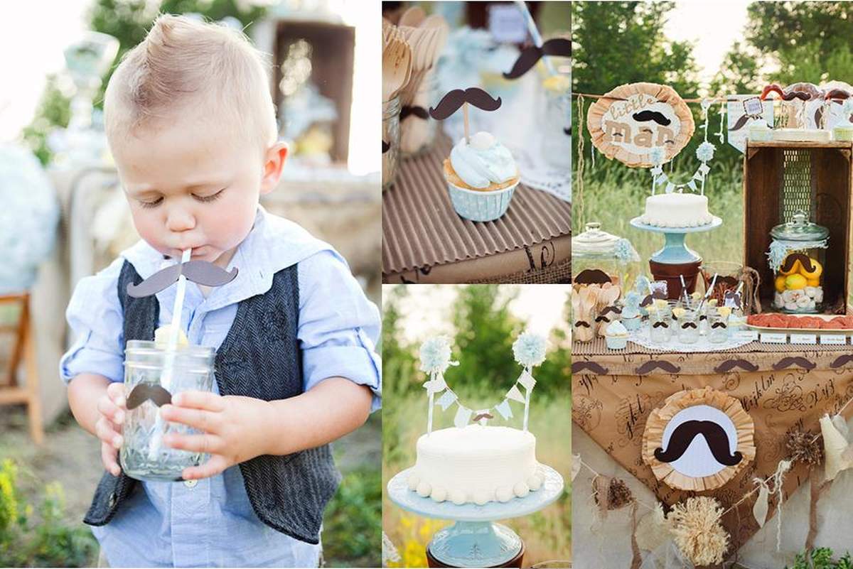 Mustache Shower/Birthday Baby Shower Party Ideas | Photo 11 of 15 ...