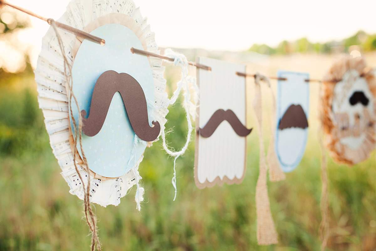 Mustache Shower/Birthday Baby Shower Party Ideas | Photo 11 of 15 ...