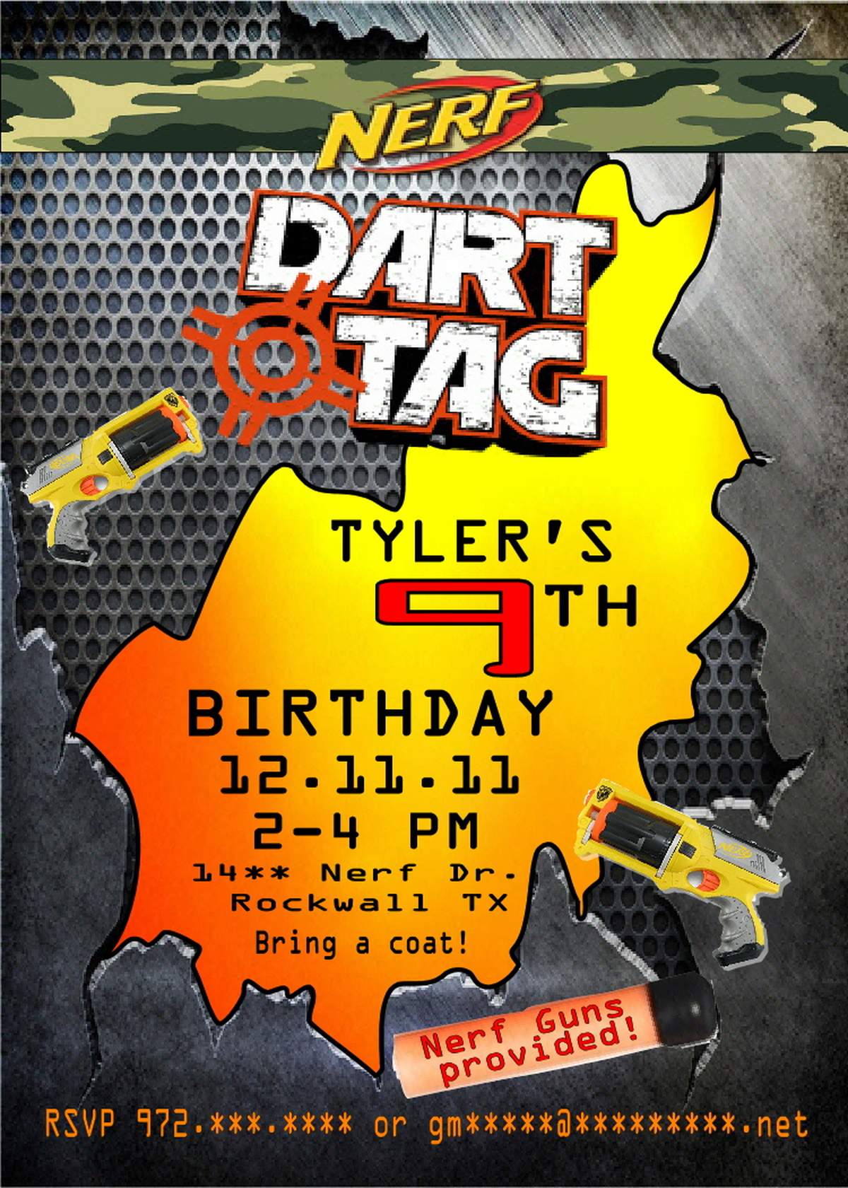 Nerf Wars / Birthday "Nerf Dart Tag" | Catch My Party