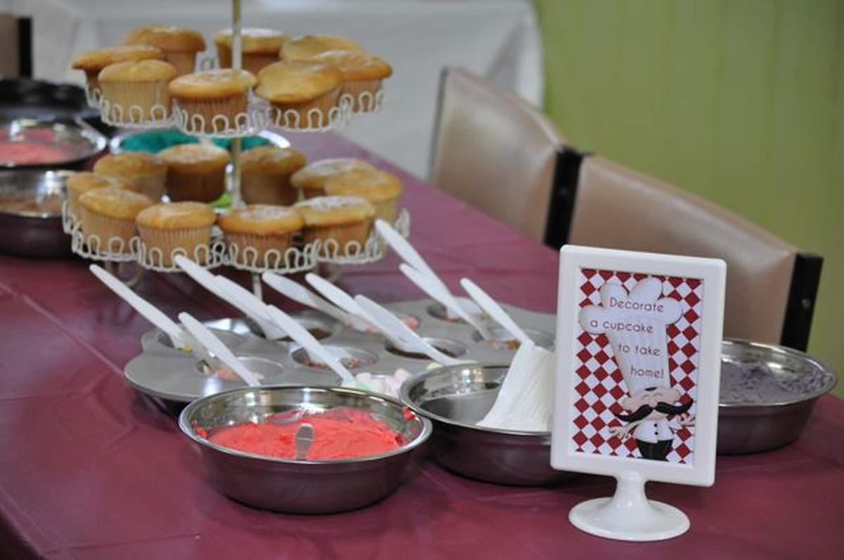 Chef Party, Baking And Cooking Birthday Party Ideas | Photo 1 of 57 ...
