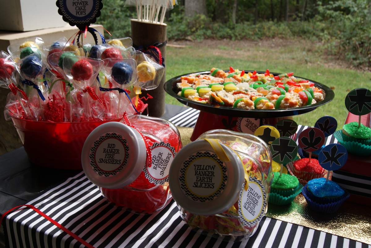 Power Rangers Birthday Party Ideas | Photo 1 of 31 | Catch My Party