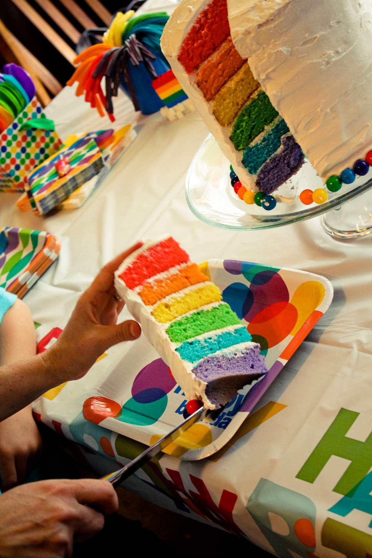 Rainbow Birthday Party Ideas | Photo 4 of 38 | Catch My Party