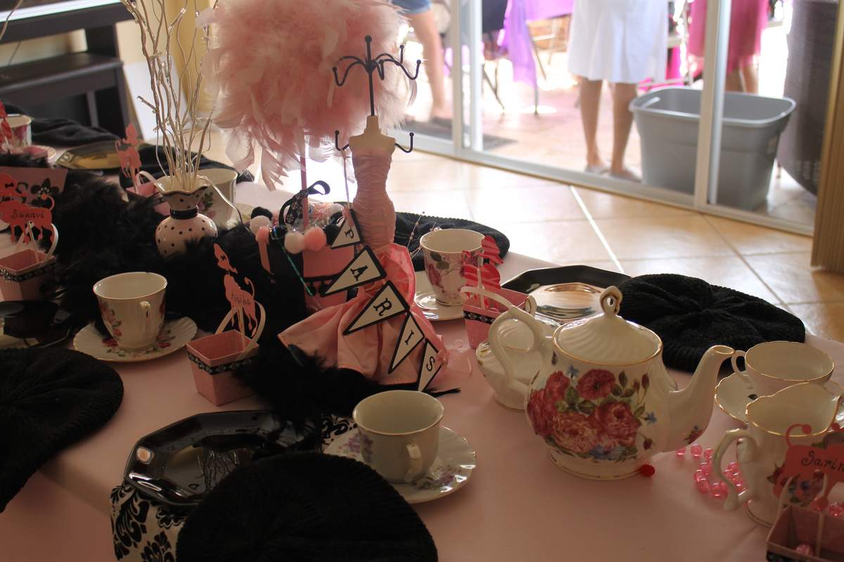 Paris Style Tea Party Tea Party Party Ideas | Photo 3 of 6 | Catch My Party