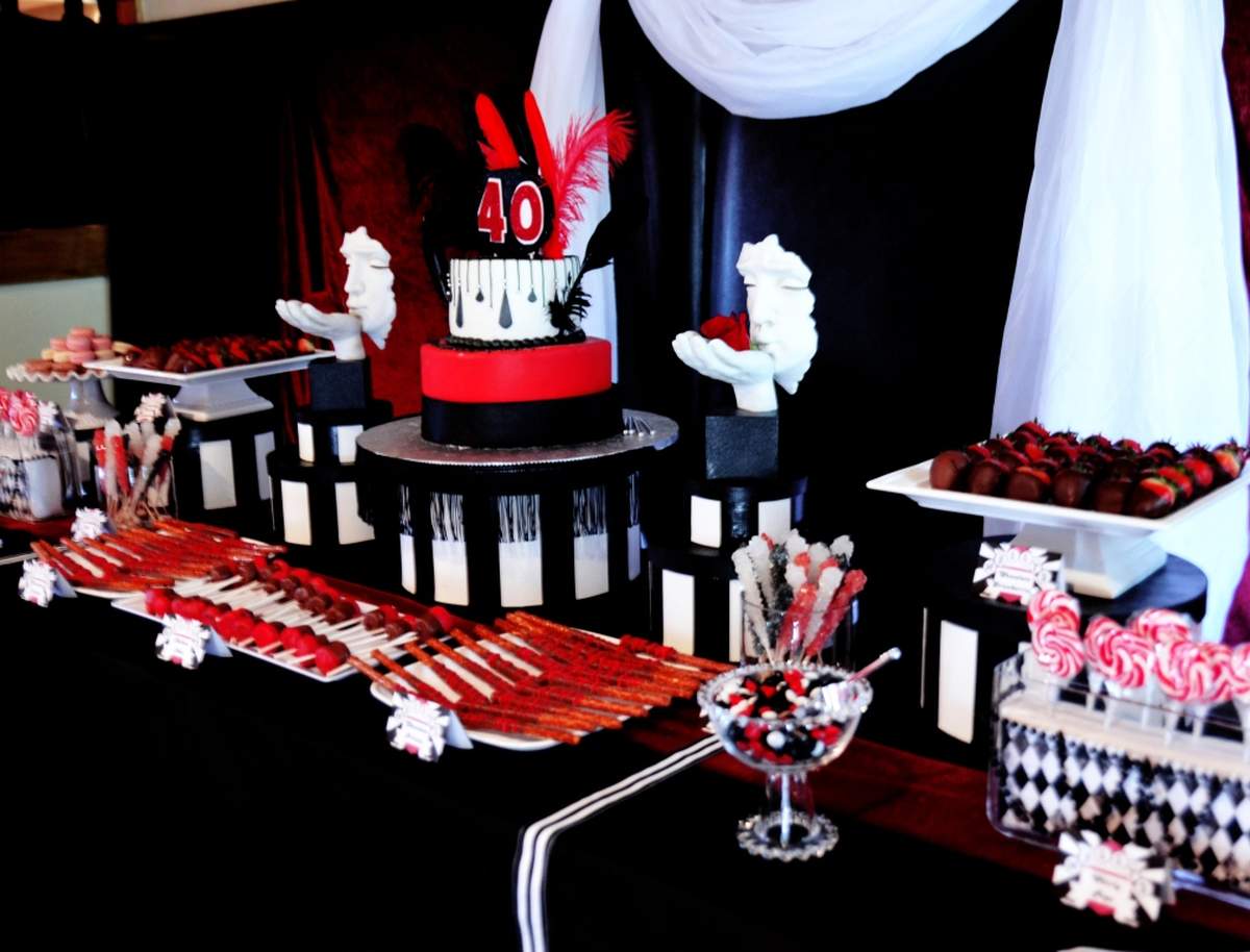 Moulin Rouge Birthday Party Ideas | Photo 3 of 16 | Catch My Party