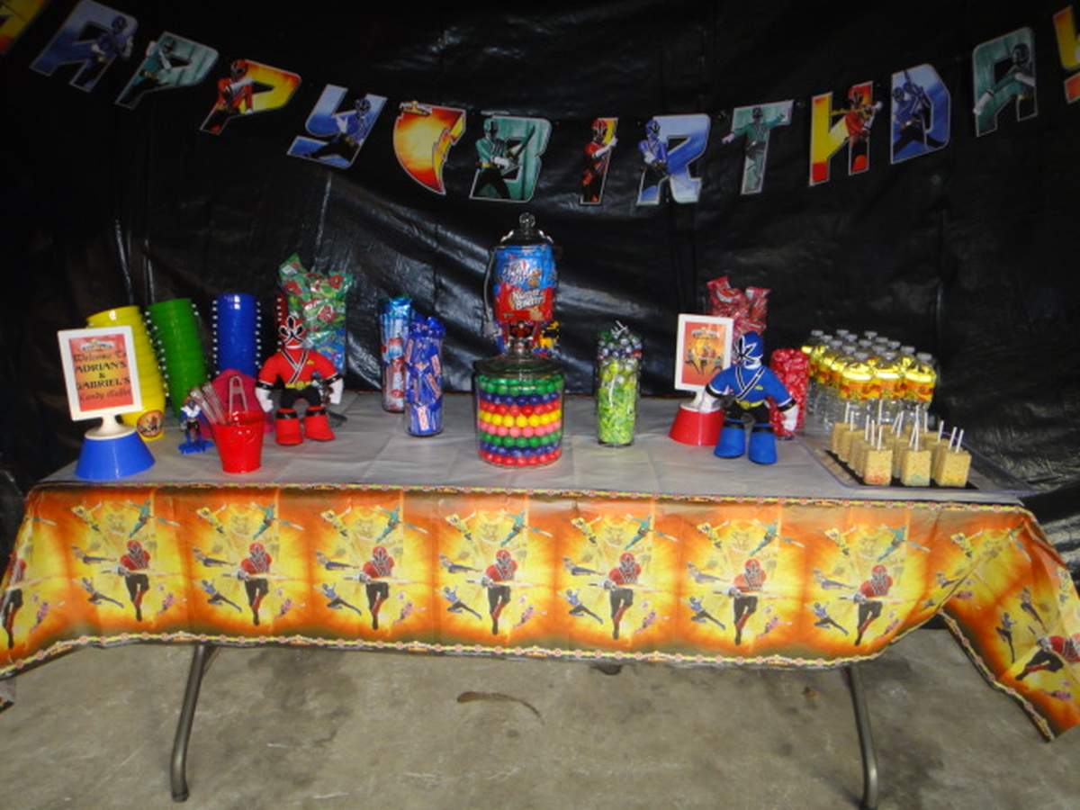 Power Ranger Samurai Birthday Party Ideas | Photo 1 of 19 | Catch My Party