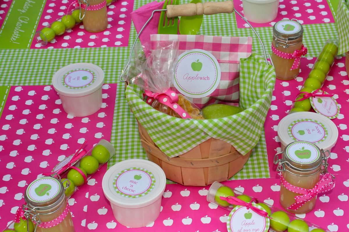 Apple Birthday Party Ideas | Photo 2 of 51 | Catch My Party