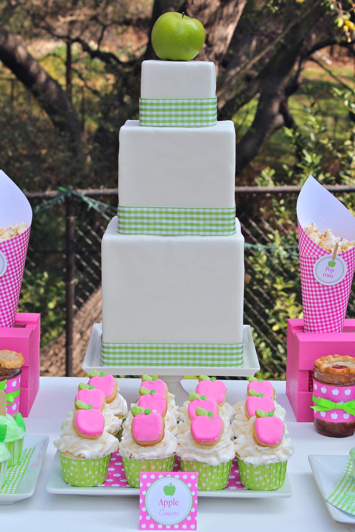 Apple Birthday Party Ideas | Photo 10 of 51 | Catch My Party