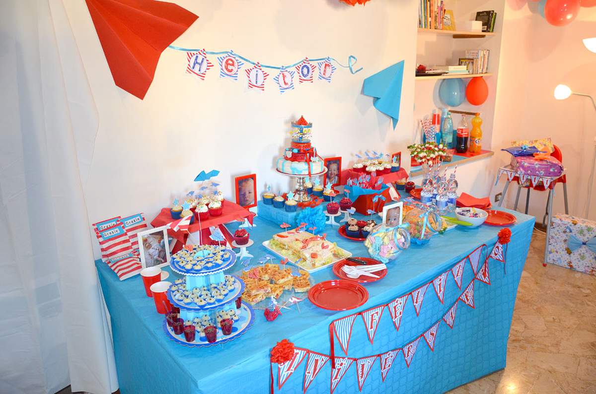 Airplane Paper Birthday Party Ideas | Photo 2 of 20 | Catch My Party