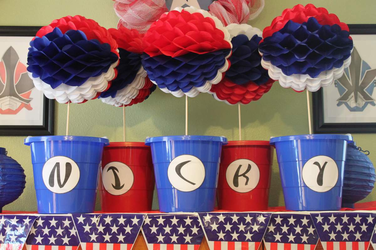 Captain America Birthday Party Ideas | Photo 1 of 97 | Catch My Party