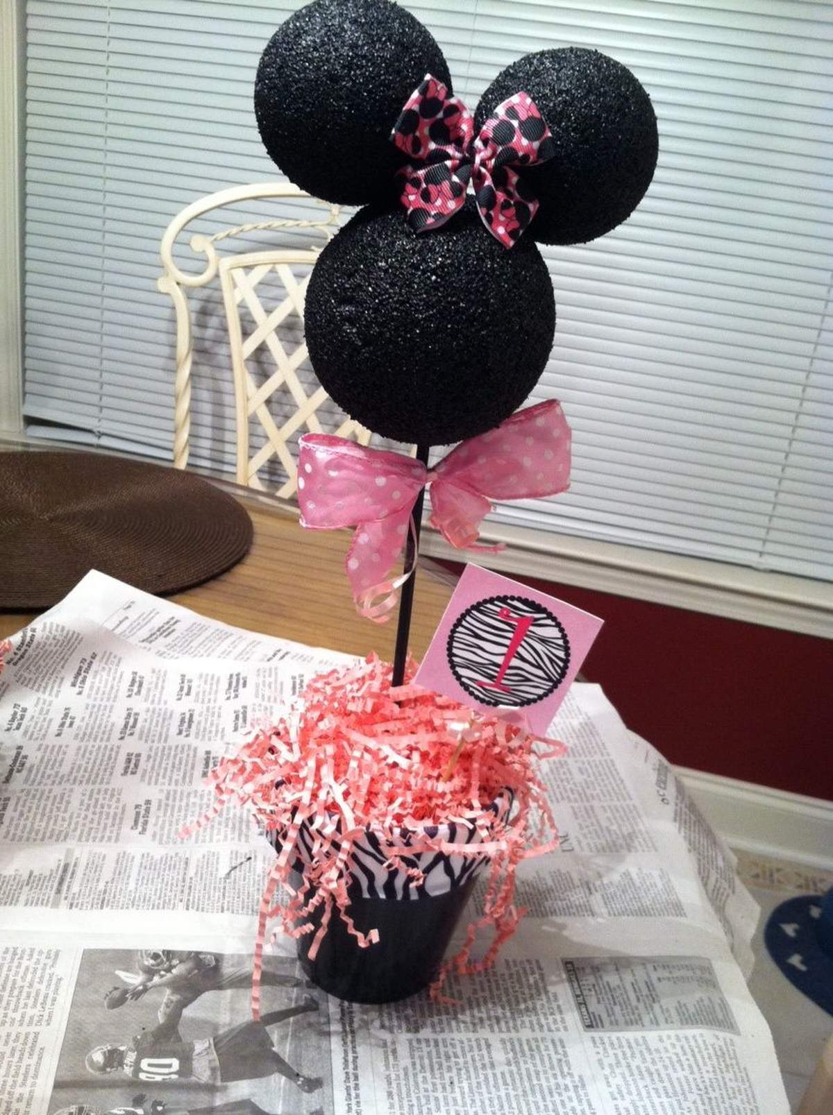 Minnie Mouse Diva Birthday Party Ideas | Photo 10 of 20 | Catch My Party