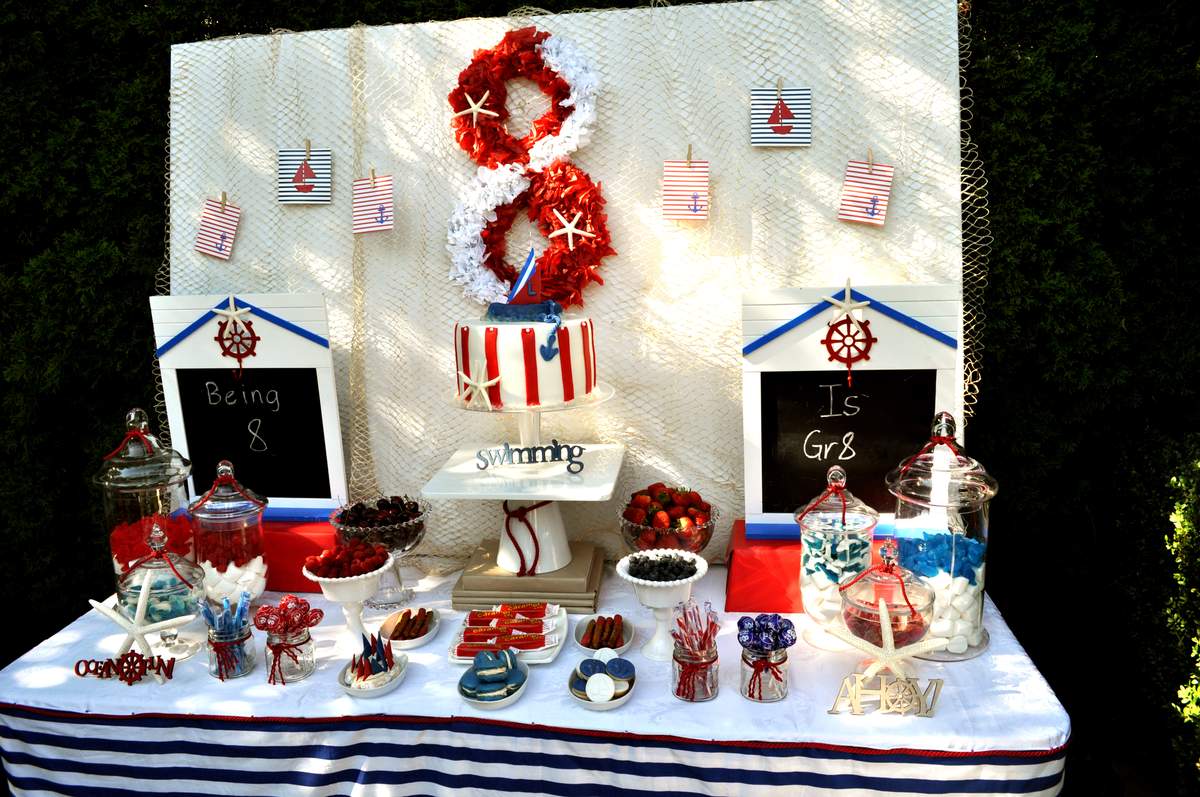 Nautical Birthday Party Ideas | Photo 7 of 11 | Catch My Party